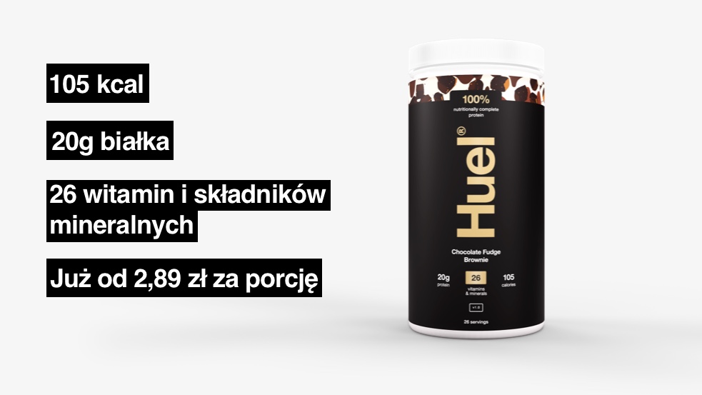 Huel Complete Protein – Bezcukrowy wegański koktajl białkowy Huel